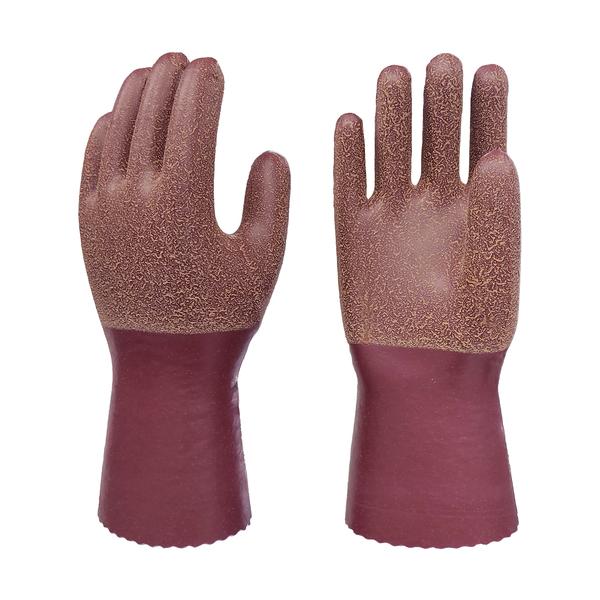 [特長]●ビニール製に比べ低温でも柔らかさを保ちます。●防臭加工を施しています。●すべり止め加工で、グリップ性に優れています。●Ｎｏ151トワロンのロングタイプです。●袖口が汚れにくいロングタイプです。[仕様]●色：ブラウン●サイズ：L●全...