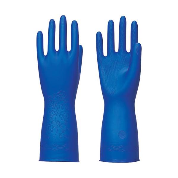[特長]●塩化ビニール製で、天然ゴム製に比べて油や洗剤に強い手袋です。●薄手タイプで手にフィットし、細かい作業にも適しています。●紫外線を98.7%カットします。[仕様]●色：ブルー●サイズ：L●全長(cm)：30.0●手のひら周り(cm)...