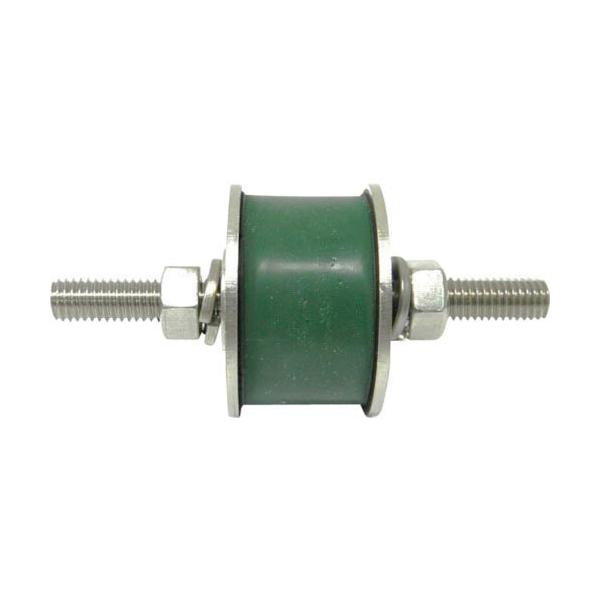 [特長]●他の部材に比べて衝撃吸収性に優れているため、設備を重く剛性を高くしなくても振動を防止できます。●低周波領域の防振が可能です。●上下にボルトが装着されています。●ボルト頭には六角穴があり、ねじれないように固定できます。●金属部はナッ...