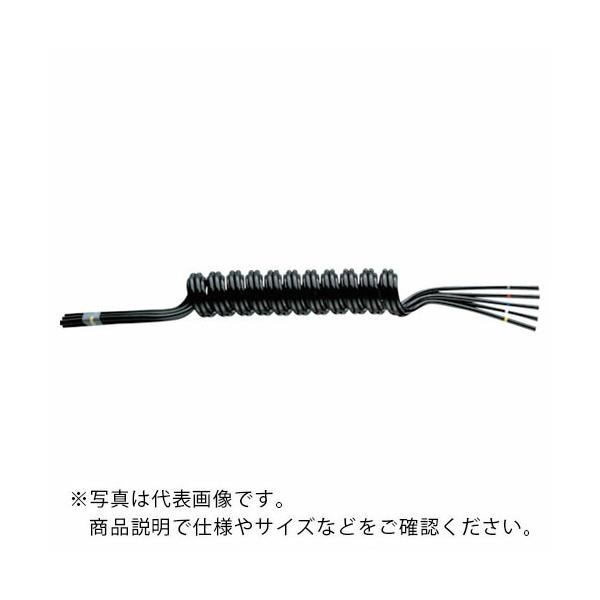 [特長]●ポリウレタンチューブをコイル状に加工しています。●伸縮部の集中配管に最適です。●機械的強度、特に耐摩耗性が優れています。●柔軟でしかも高反発弾性をもっています。●標準色：黒[仕様]●色：黒●全長(mm)：520●使用範囲(m)：2...