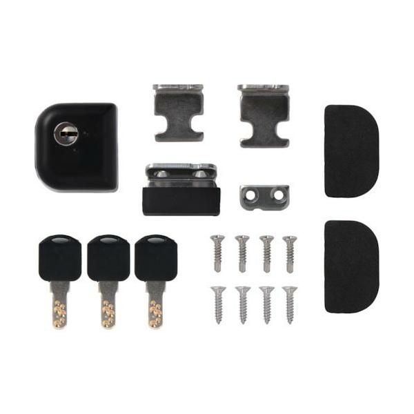 [特長]●ドアにネジ止めで取り付けるディンプル錠です。●外開き、内開きドアに対応可能です。●カブセ扉にも対応可能です。●鍵は安心、防犯性の高いディンプルキータイプです。●キー3本付です。[用途]●外開き、内開きドア兼用。●鍵の追加に。●ルー...