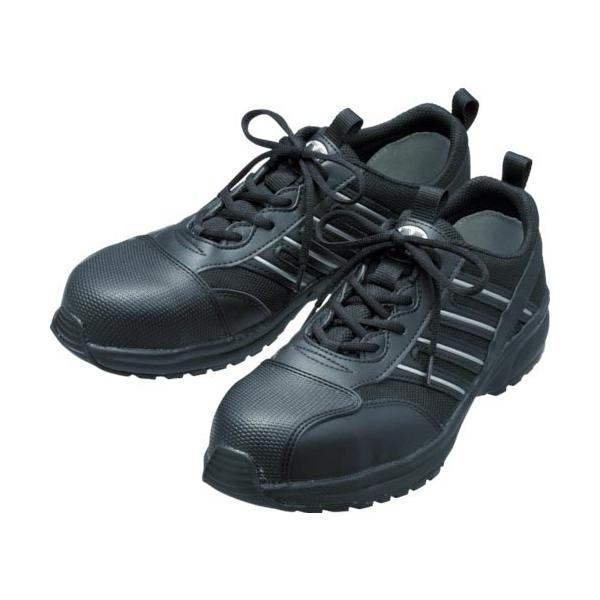 [特長]●合成ゴム製のトウガードキャップが、破損しやすいつま先部を保護します。●超軽量タイプです。[仕様]●寸法(cm):25.5●足幅サイズ:EEE●色:ブラック●規格:JSAA規格 B種●耐圧迫荷重(kN):4.5±0.1●US(アメリ...