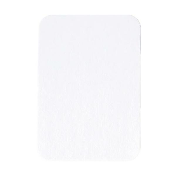 [特長]●耐候性、防水性に優れ屋外での使用に適しています。[仕様]●色：ホワイト●幅(mm)：110●長さ(m)：0.16●厚さ(mm)：0.6●適合シート：シートタイプ●粘着力：16.2N/10mm●厚さ：0.6mm●切断にはカッターが必...