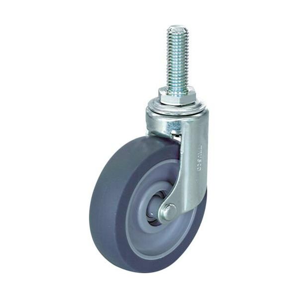 [特長]●車輪部にラジアルベアリングを採用していますので始動抵抗が低減し、音が静かです。●ゴム車より床に跡が付きにくい材質です。●ナイロン車より走行音が静かです。[仕様]●許容荷重(daN)：35●許容荷重(kgf)：35.7●車輪径D(m...