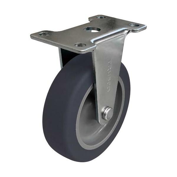 [特長]●エラストマー樹脂車輪の採用でタイヤ痕がつくのを軽減します。[仕様]●車輪材質：エラストマー●キャスタータイプ：固定●取付ピッチX×Y(mm)：56×28●取付座A×B(mm)：70×42●キャスター径(mm)：75●取付座(mm)...