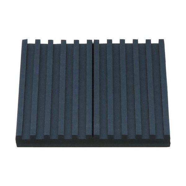 [特長]●加工が容易で50ミリ間隔に入ったV溝をカッターナイフで切るだけで使用できます。（対象品：サイズ100mm以上）●使用荷重の範囲が広く、荷重の大小にかかわらず安定した防振効果が得られます。[仕様]●許容面圧(N/［［ＭＭ２］］)：0...