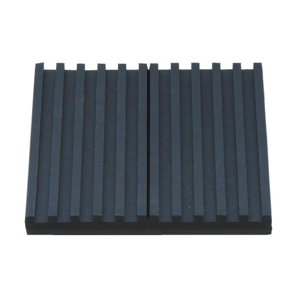 [特長]●加工が容易で50ミリ間隔に入ったV溝をカッターナイフで切るだけで使用できます。●使用荷重の範囲が広く、荷重の大小にかかわらず安定した防振効果が得られます。[仕様]●許容面圧(N/［［ＭＭ２］］)：0.5●ゴム硬度：55°±5●厚さ...