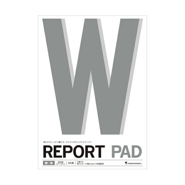 [特長]●軽くて薄い用紙は学生から社会人まで、携行にも最適です。[仕様]●用紙サイズ：B5●Ｂ５サイズ　レポートパッド　無地