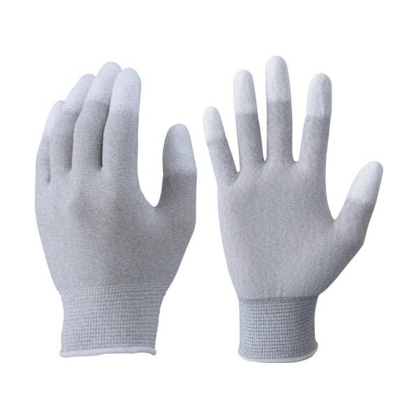 [特長]●カーボン練り込み繊維を使用し、優れた導電性により摩擦・接触帯電を防止します。●洗濯耐性に優れ、繰り返し洗濯しても導電性能が持続します。[仕様]●色：グレー●サイズ：L●ゲージ数：13●全長(cm)：21.5●手のひら周り(cm)：...