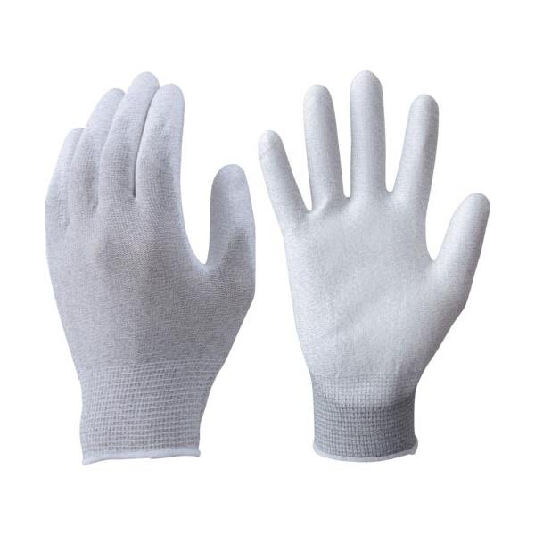 [特長]●カーボン練り込み繊維を使用し、優れた導電性により摩擦・接触帯電を防止します。●洗濯耐性に優れ、繰り返し洗濯しても導電性能が持続します。[仕様]●色：グレー●サイズ：L●ゲージ数：13●全長(cm)：23.0●手のひら周り(cm)：...