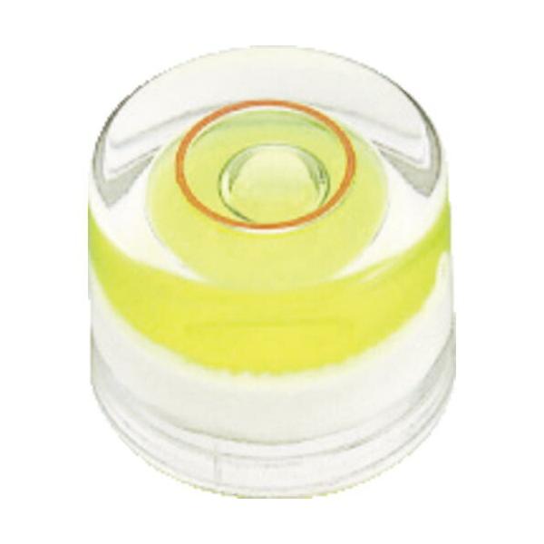 [特長]●機器に取り付けができます。[仕様]●高さ(mm)：8.5●マグネット：なし●感度：1.00mm/m=0.0573°●直径(mm)：11[材質／仕上]●本体：アクリル樹脂（PMMA）●気泡管：アクリル樹脂(PMMA)