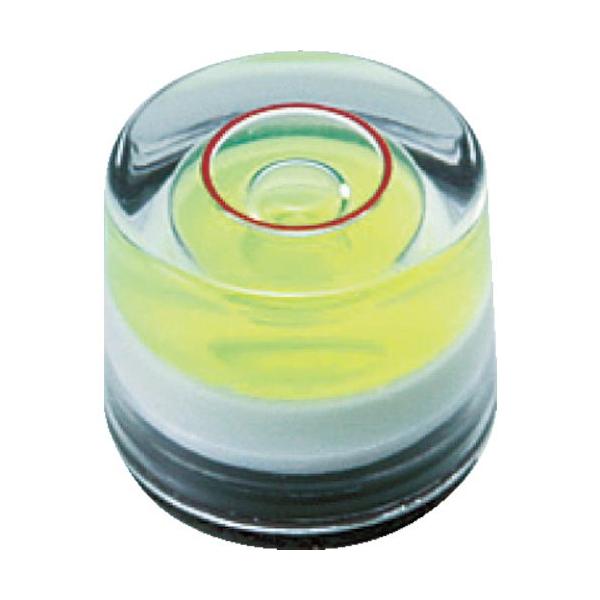 [特長]●機器に取り付けができます。●磁石付で金属部に取り付けられます。[仕様]●高さ(mm)：9.7●マグネット：1面●感度：0.50mm/m=0.0286°●直径(mm)：16[材質／仕上]●ゴム磁石●本体：アクリル樹脂（PMMA）●気...