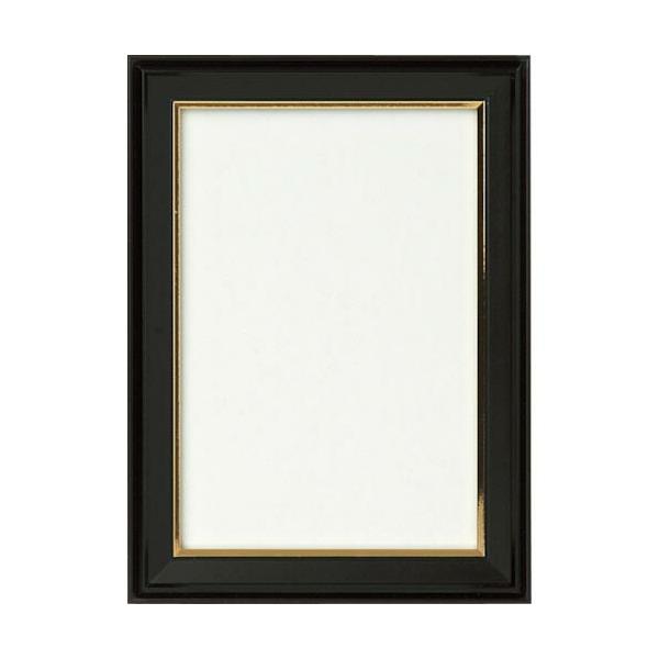 [特長]●内面の金色のアクセントが大切なお写真を格調高く引き立てます。[仕様]●枠色：ブラック●フレーム外径寸法(mm)：110×150●収納用紙寸法(mm)：L判(89×127)●スタンド：あり（MDF）[材質／仕上]●透明板素材：ガラス