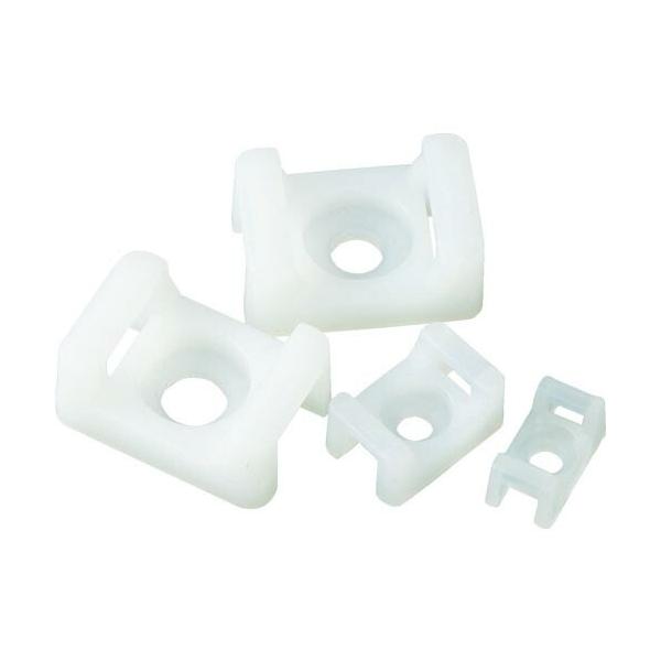 [特長]●ねじ用の穴がついており、ケーブルタイを使用して各種電線やケーブルを壁や天井に固定します。[仕様]●縦(mm)：10.0●横(mm)：15●高さ(mm)：7●使用結束バンド幅(mm)：〜5.1●ねじ穴径(mm)：3.5●固定方法：ネ...