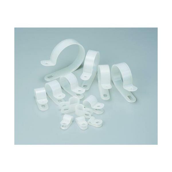 [特長]●壁などにねじで配線を固定します。[仕様]●色：白●寸法(mm)A：6.35●寸法(mm)B：10●寸法(mm)C：10●寸法(mm)E：2.8●寸法(mm)d：4.6●使用ねじ寸法：M4●屋内用[材質／仕上]●ナイロン66[注意]...