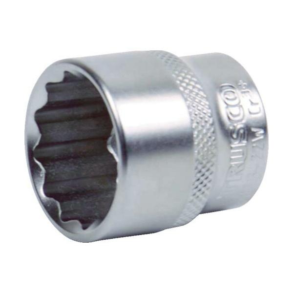 [特長]●接触面が大きく強い応力を掛けてもボルトナットを傷めにくくなっています。[仕様]●差込角(mm)：12.7●対辺寸法(mm)：8●全長(mm)：38●対辺形状：12角●表面処理：三価クロムメッキ●対辺(mm)：8[材質／仕上]●クロ...