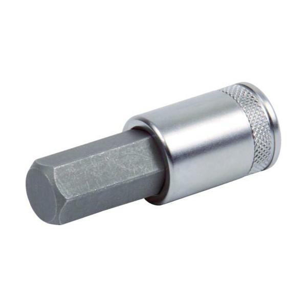 [特長]●表面処理は三価クロムメッキです。●ラチェットハンドルに差し込んで、六角穴付ボルトの締め付けが素早く行えます。[仕様]●差込角(mm)：12.7●対辺寸法(mm)：8●ビット長さ(mm)：21●全長(mm)：59●表面処理：三価クロ...