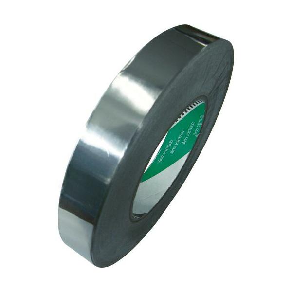 [特長]●表面ツヤ有りタイプです。●アルミ箔基材に耐候性・耐熱性・耐寒性に優れた強粘着力アクリル系粘着剤を塗布したテープです。[仕様]●色：シルバー●幅(mm)：50●長さ(m)：10●厚さ(mm)：0.1●ツヤ有無：あり●使用温度範囲(℃...