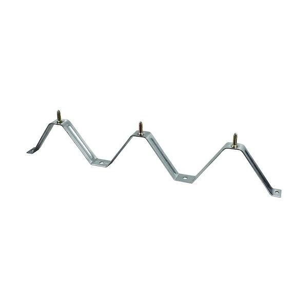 [特長]●重ね式折板88タイプと梁又は母屋との接合用フレームです。●剣先クロメートメッキです。[仕様]●奥行(mm)：29●本体：SGHC/剣先：クロメート●高さ(mm)：117●穴径(mm)：7●横(mm)：600[材質／仕上]●鉄[注意...