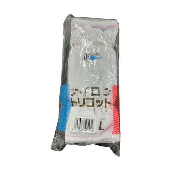 [特長]●毛羽立ちのないナイロン100%の東レナイロン生地を使用しています。[仕様]●色：ホワイト●サイズ：L●全長(cm)：230●手のひら周り(cm)：174●中指長さ(cm)：89●マチ付[材質／仕上]●ナイロン（東レナイロン生地使用）