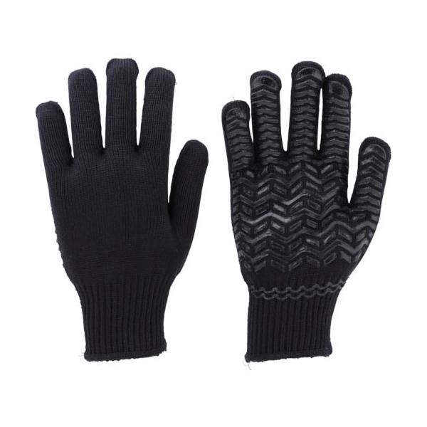 [特長]●裏地に起毛を施し保温性に優れています。●外側のすべり止めは天然ゴムを使用し、グリップ性に優れています。[仕様]●色：ブラック●サイズ：L●ゲージ数：10●全長(cm)：23.0●手のひら周り(cm)：20.5●中指長さ(cm)：8...