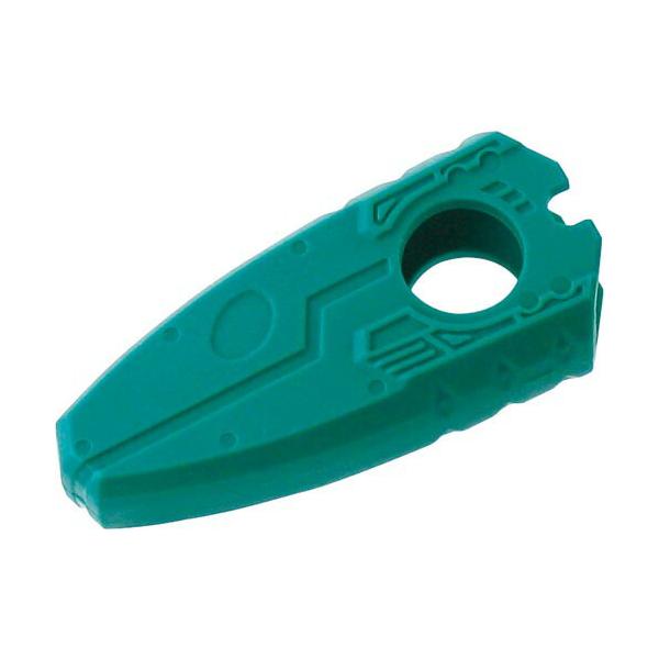 [特長]●PZ-58の先端保護カバーです。●先端に取り付けることで、工具箱に入れても広がりません。●環境に優しいエラストマーを採用しています。[仕様]●全長(mm)：52●厚さ(mm)：15●ネジザウルスGT専用[材質／仕上]●本体：エラストマー