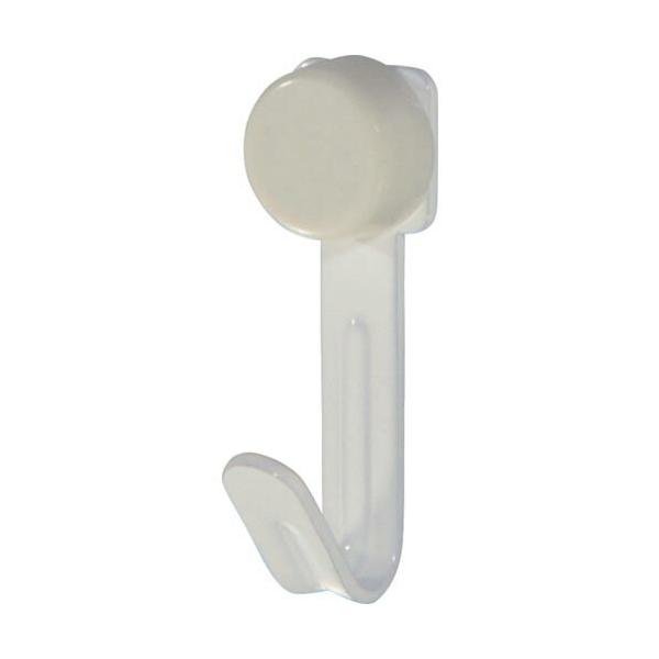 [特長]●4本のクギがクロスして壁にしっかり固定されますので、重たい物も掛けられます。●抜き跡が目立ちません。[仕様]●耐荷重(kg)：8●色：白●縦(mm)：36●横(mm)：11●奥行(mm)：14●クギ固定式●フック幅：約6mm[材質...