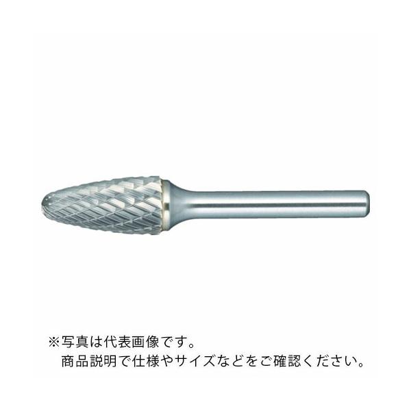 [特長]●チップポケットを大きくすることにより切屑を排出しやすくし重切削に適しています。[仕様]●形状：砲弾型(コースカット)●刃径(mm)：9.5●刃長(mm)：19●軸径(mm)：6●軸長(mm)：45●最高使用回転数(rpm)：200...