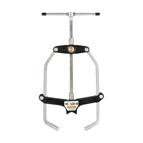 [特長]●素早く簡単、安全にパイプ受台とパイプなどの固定に便利です。●クイック解除ボタンでクランプアームの開閉が短時間で可能です。●上部に上げるとアームの延長開放ができます。●ヘッド形状がVのみ使用可能です。[仕様]●適合パイプ：20A〜1...