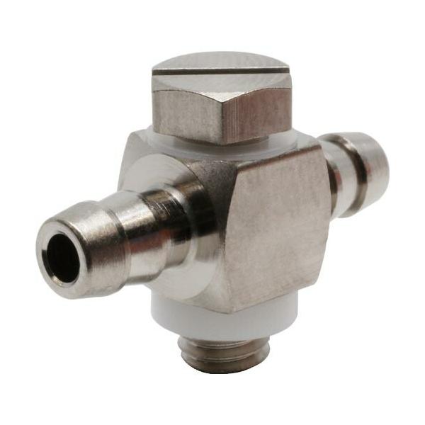 [特長]●小型機器や、省スペースの細かい配管に最適です。●真空機器の配管にも最適です。（弊社UDチューブを推奨）●締付タイプはチューブの着脱が容易で、手締めのみでチューブの締付けが可能です。[仕様]●適合チューブ外径D(mm)：6●接続口径...