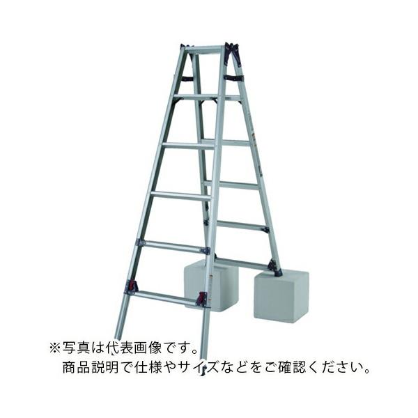 [特長]●55mm幅広踏ざん採用で、昇降しやすく作業性がアップするアルミ製脚立です。●伸縮操作レバーにダブルロック機構を採用した安全性重視設計です。●アルマイト加工(支柱のみ)により耐食性が高く、汚れに強くなり従来品に比べ約10％軽くなりま...