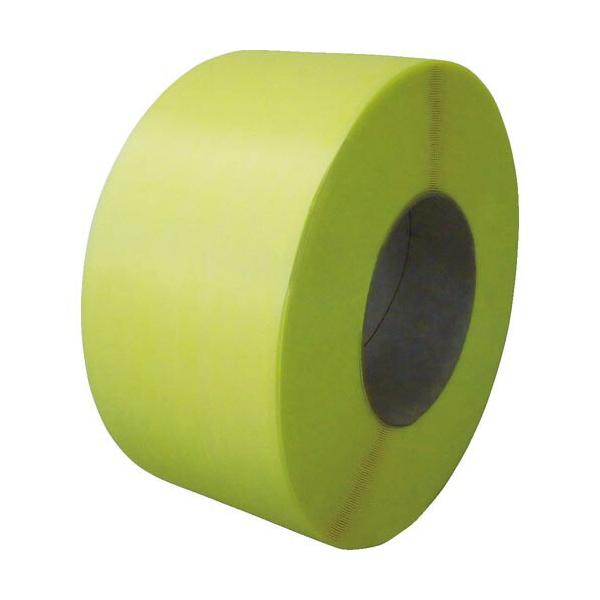 [特長]●トラブル頻度が少ない信頼の国内生産バンドです。●お求めやすい1巻梱包です。[仕様]●色：黄●幅(mm)：15.5●長さ(m)：2500●厚さ(mm)：0.58●引張強度(kg)：130●紙管内径(mm)：200●機械用/手締用：機...