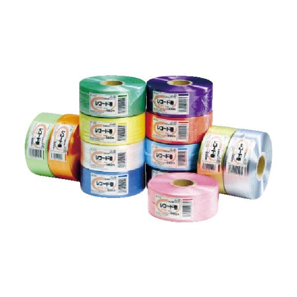 [特長]●幅広い結束用途に対応したＰＥ平テープです。●カラータイプなので色別にも使用可能です。●結束だけでなく農作物の誘引やスポーツ応援のポンポンにも使用可能です。[仕様]●色：青●標準幅(mm)：50●長さ(m)：500●線径(mm)：5...