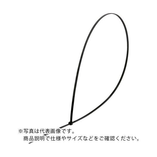 [特長]●主に屋外での結束に適した汎用性の高いタイプです。[仕様]●色：黒●幅(mm)：7.6●長さ(mm)：150●厚さ(mm)：1.5●最大結束径(mm)：32●引張強度(N)：539●一度締めると、切断しない限り外すことはできません。...