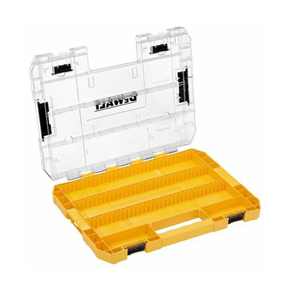 [特長]●T STAKシリーズに連結可能な小型ケースです。●小物収納などがさらに容易となり、TSTAKシリーズの用途がさらに広がります。[仕様]●色：クリア/イエロー●外形寸法(mm)間口：440●外形寸法(mm)奥行：332●外形寸法(m...