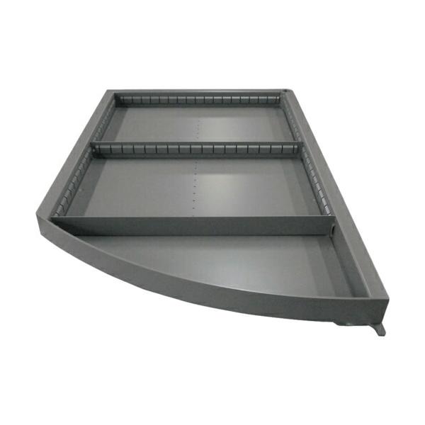 [仕様]●品名：マシンキャビネット用ドローア浅型右●適合機種：MC-282●間口(mm)：374●奥行(mm)：610●高さ(mm)：40●幅(mm)：374●色：グレー●最大積載量(kg/台)：40●均等積載量(kg)：40●タイプ：右支...