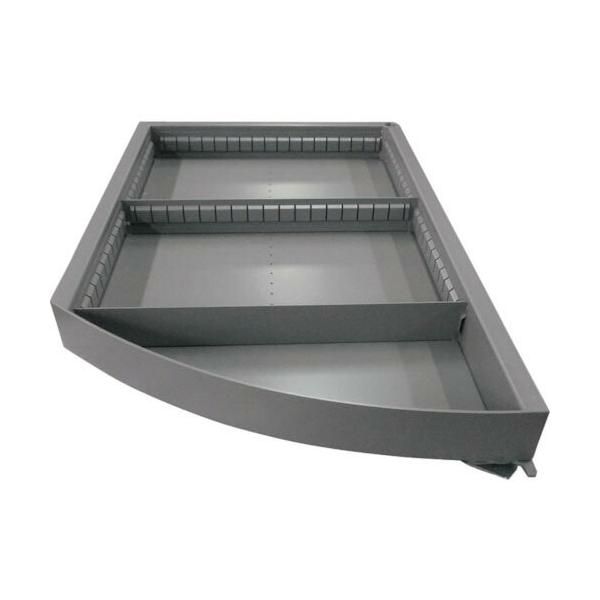 [仕様]●品名：マシンキャビネット用ドローア深型右●適合機種：MC-282●間口(mm)：374●奥行(mm)：610●高さ(mm)：60●幅(mm)：374●色：グレー●最大積載量(kg/台)：60●均等積載量(kg)：60●タイプ：右支...