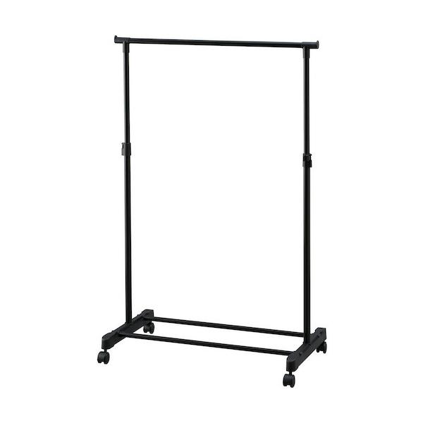 [特長]●ブラック塗装仕上げでインテリアに馴染みやすいパイプハンガーです。●安定感抜群で、たくさん掛けられます。●ハンガーパイプの高さは約87.5〜150cmの間で、無段階調整可能です。●服の丈に合わせて、ストッパーをゆるめて伸縮させ、高さ...