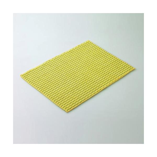 [特長]●鏡・窓ガラス・樹脂製品についた細かなホコリ、気になる手垢汚れなどをスッキリきれいに除去します。[仕様]●シートサイズ(mm)：300×400●色：黄[材質／仕上]●ポリエステル70%・ナイロン30%