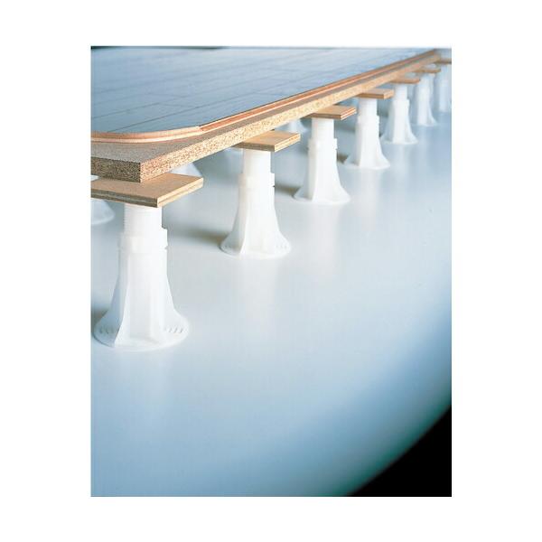 [特長]●二重床の施工を短い工期、低コストで実現する　“床高調整支持具”　です。●プラ木レンはコンクリートスラブに直接接着剤で固定し、その上に床パネルを張っていく工法です。●洗面所など水廻りの小部屋から、配管・配線の多い台所など、あらゆる局...