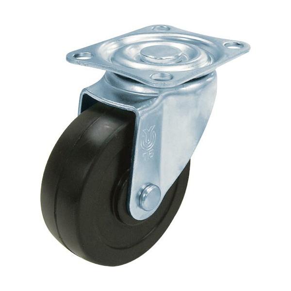 [特長]●走行性、耐荷重性を備えた標準的な軽・中量荷重用キャスターです。運搬台車やロールボックスパレット、その他一般作業用に数多く使用されている標準寸法のキャスターです。(キャスター径50〜75mm交換車輪無し)●自在旋回部はダブルベアリン...