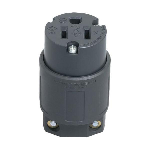 [特長]●ＮＥＭＡ規格５−１５互換品です。●端子ねじＭ４を使用します。●電線接続方式は圧着端子式です。[仕様]●定格：接地2P15A125V●適合電線(［［ＭＭ２］］)：2PNCT・VCT2〜3.5●防水：×[材質／仕上]●ナイロン樹脂