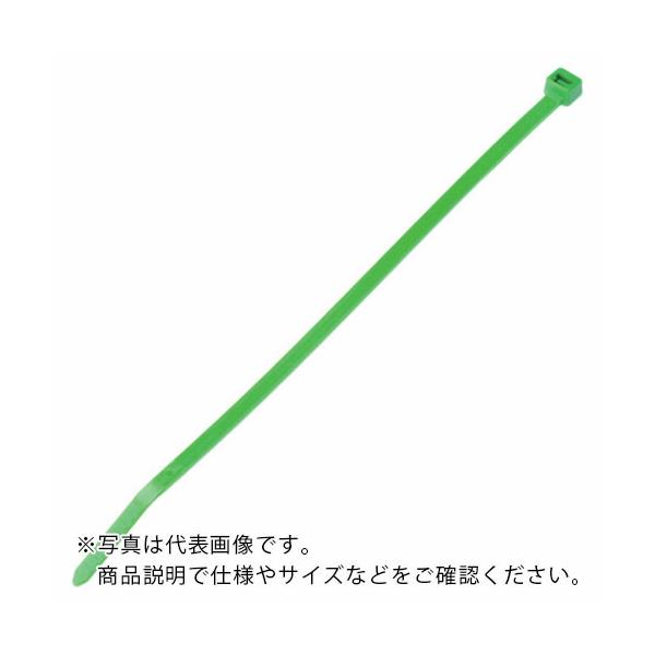 [特長]●幅広く使用できる汎用性の高い標準タイプのナイロン結束バンドです。●色分け、識別に最適です。[仕様]●色：緑●幅(mm)：3.6●長さ(mm)：142●厚さ(mm)：1.1●最大結束径(mm)：35●引張強度(N)：178●最小結束...
