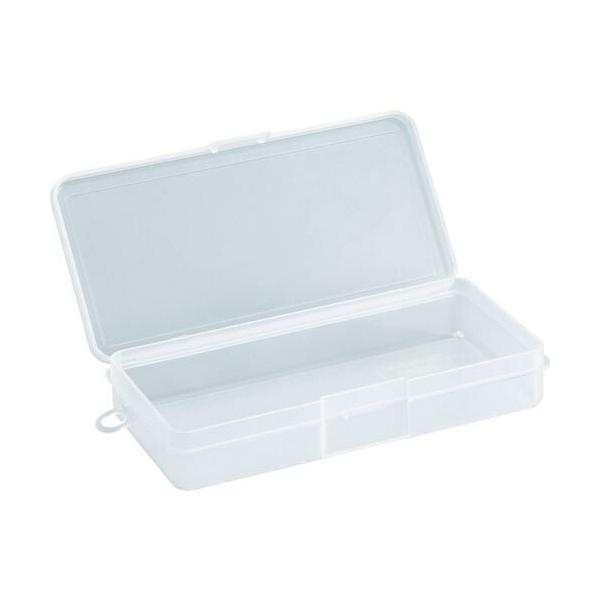 [特長]●小物をすっきり収納するのに便利なクリアケースです。●仕切板なし（フリータイプ）です。●ポケットサイズなので持ち運びにも最適です。●部品等のセットケースにも大変便利です。[仕様]●色：クリア●外形寸法(mm)間口：137●外形寸法(...