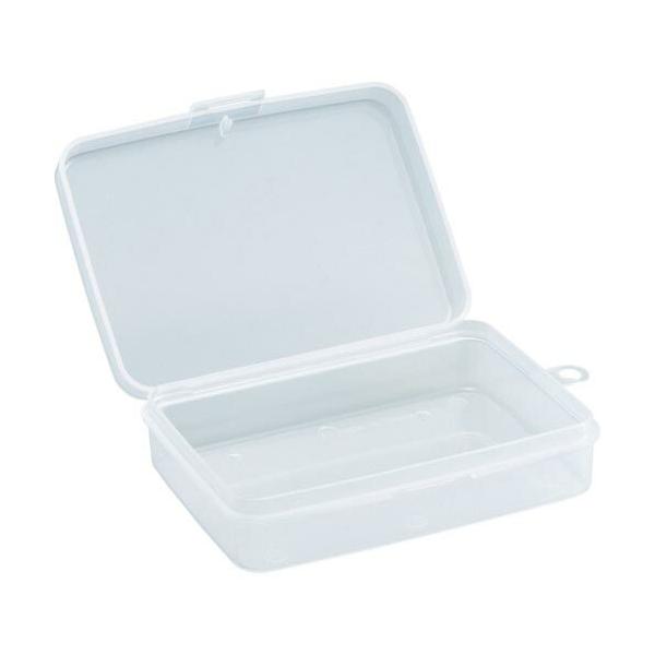 [特長]●小物をすっきり収納するのに便利なクリアケースです。●仕切板なし（フリータイプ）です。●ポケットサイズなので持ち運びにも最適です。●部品等のセットケースにも大変便利です。[仕様]●色：クリア●外形寸法(mm)間口：123●外形寸法(...