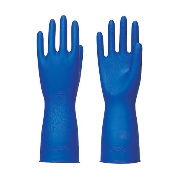 [特長]●塩化ビニール製で、天然ゴム製に比べて油や洗剤に強い手袋です。●薄手タイプで手にフィットし、細かい作業にも適しています。●紫外線を98.7%カットします。[仕様]●色：ブルー●サイズ：S●全長(cm)：30.0●手のひら周り(cm)...
