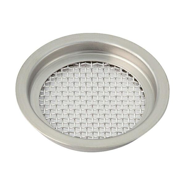 [特長]●網タイプなので防虫対策ができます。[仕様]●色：ステンレス●A(mm)：36●B(mm)：31.5●C(mm)：30●D(mm)：25●E(mm)：5.2●網タイプ[材質／仕上]●ステンレス鋼（SUS304)●表面処理：ヘアライン仕上げ