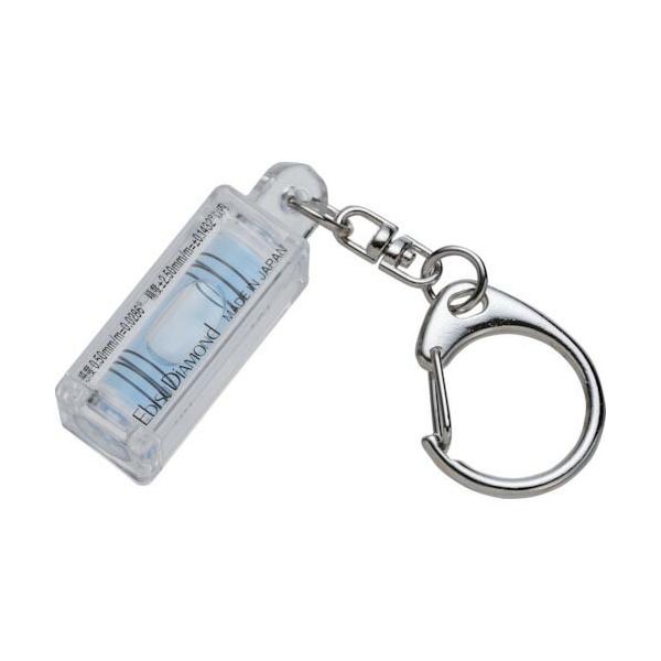 [特長]●キーホルダー付きで、鍵を取り付けて測定できます。●小さくて携帯に便利です。[仕様]●長さ(mm)：46●高さ(mm)：15●厚さ(mm)：15●マグネット：なし●色：ブルー●精度：±2.50mm/m＝±0.1432°以内●感度：0...