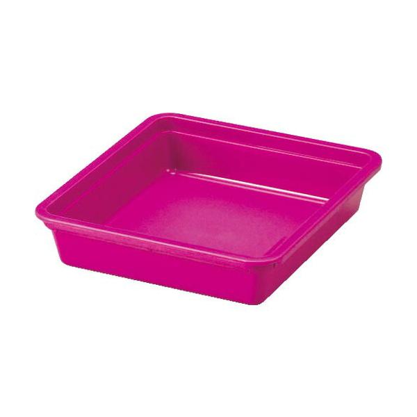 [特長]●エコットシリーズ用の中皿です。[仕様]●色：ピンク●外形寸法(mm)間口：173●外形寸法(mm)奥行：188●外形寸法(mm)高さ：40●有効内寸(mm)間口：140●有効内寸(mm)奥行：157●有効内寸(mm)高さ：35●南...