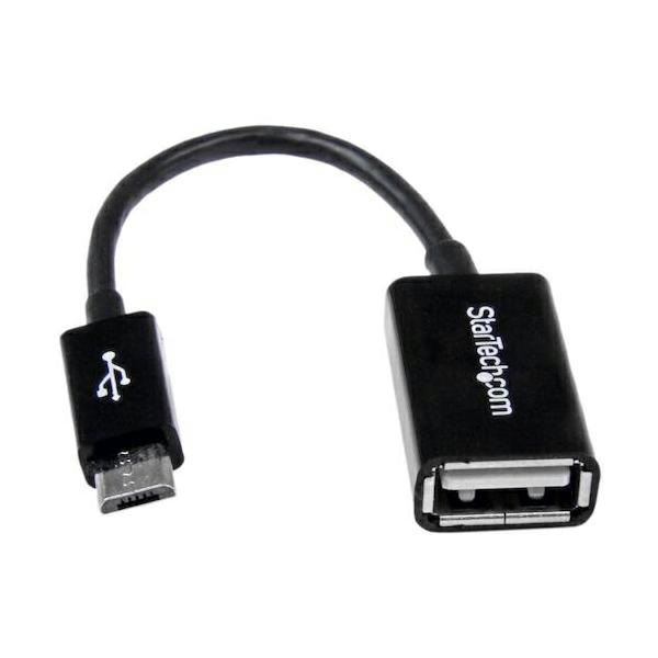 [特長]●12cm micro USB OTG変換アダプタです。●USB 2.0 On-The-Go対応のタブレット／スマートフォンに標準USBポートを追加します。●タブレットにUSB メモリー、マウス、キーボードなどを接続します。●編組と...